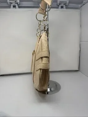Korto Momolu | Bags | Neutral Cream Textured Shoulder Tote With Gold ...